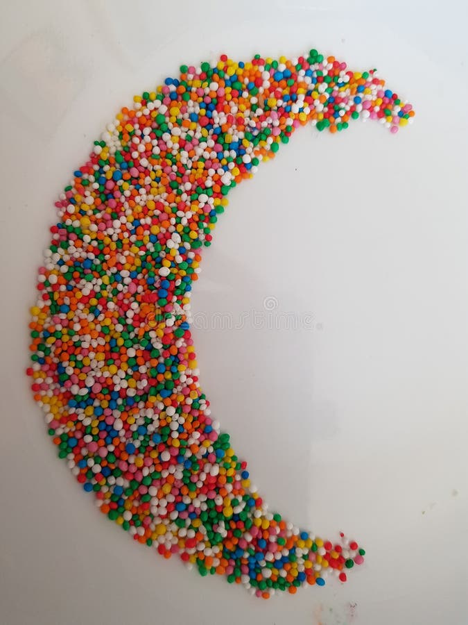 The moon is made of candy stock photo. Image of crescent - 112343826