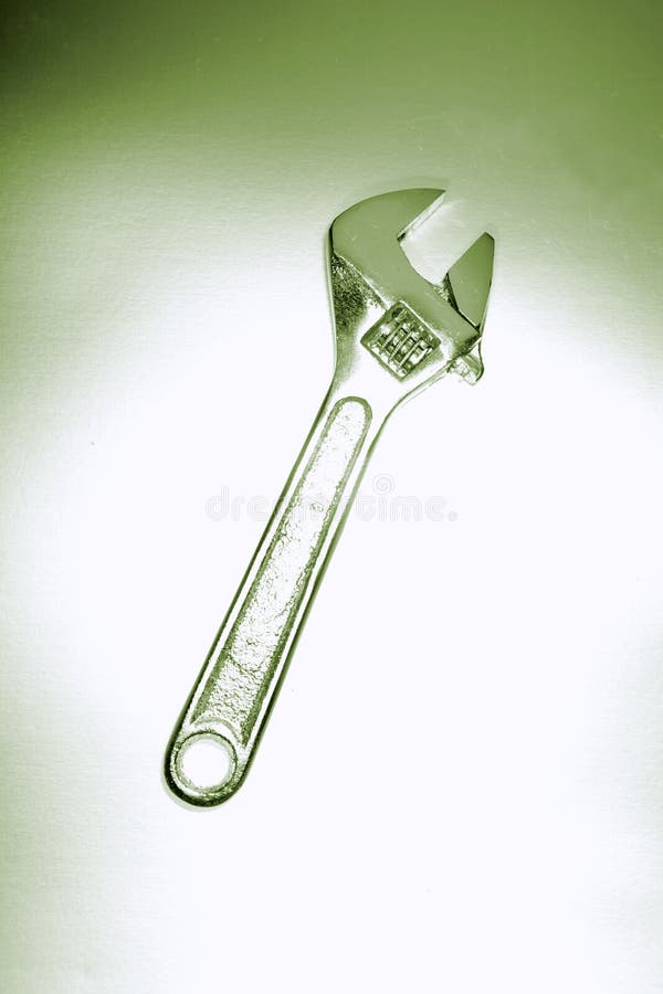 Crescent Wrench; Spanner Tool Stock Image - Image of implement ...
