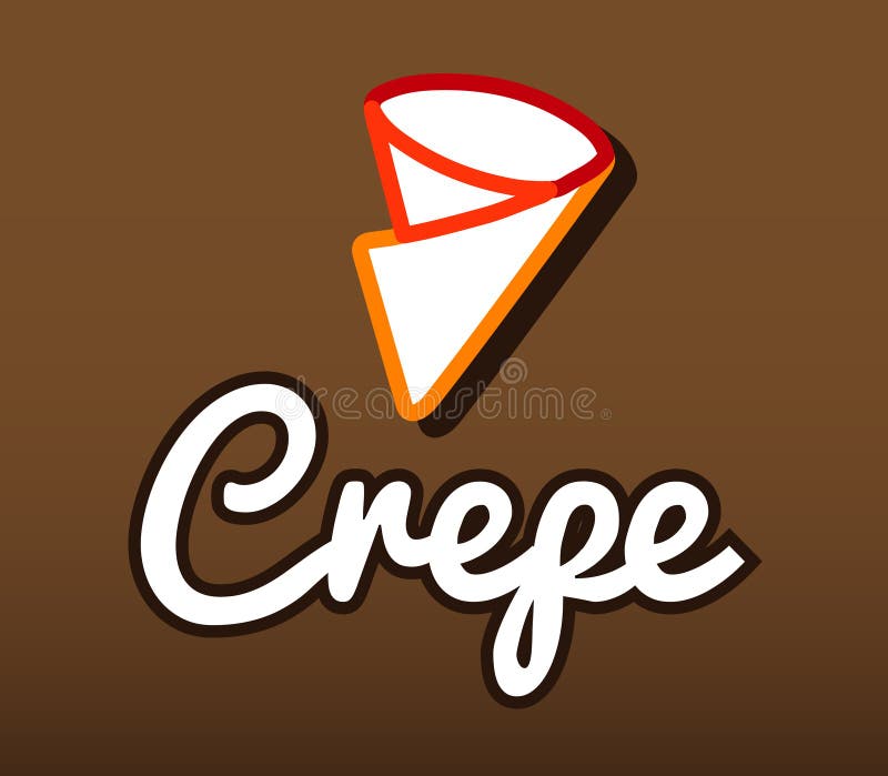 Crespón Logo Design ilustración del vector. Ilustración de fondo - 81259570