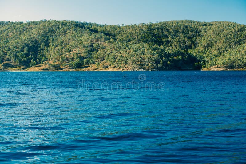 Cressbrook Dam in Biarra, Queensland Stock Photo - Image of landscape ...