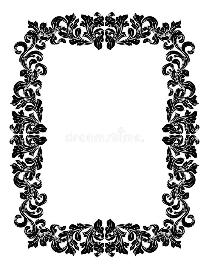 Crest Coat Coat of Arms Border Heraldic Frame Stock Vector ...