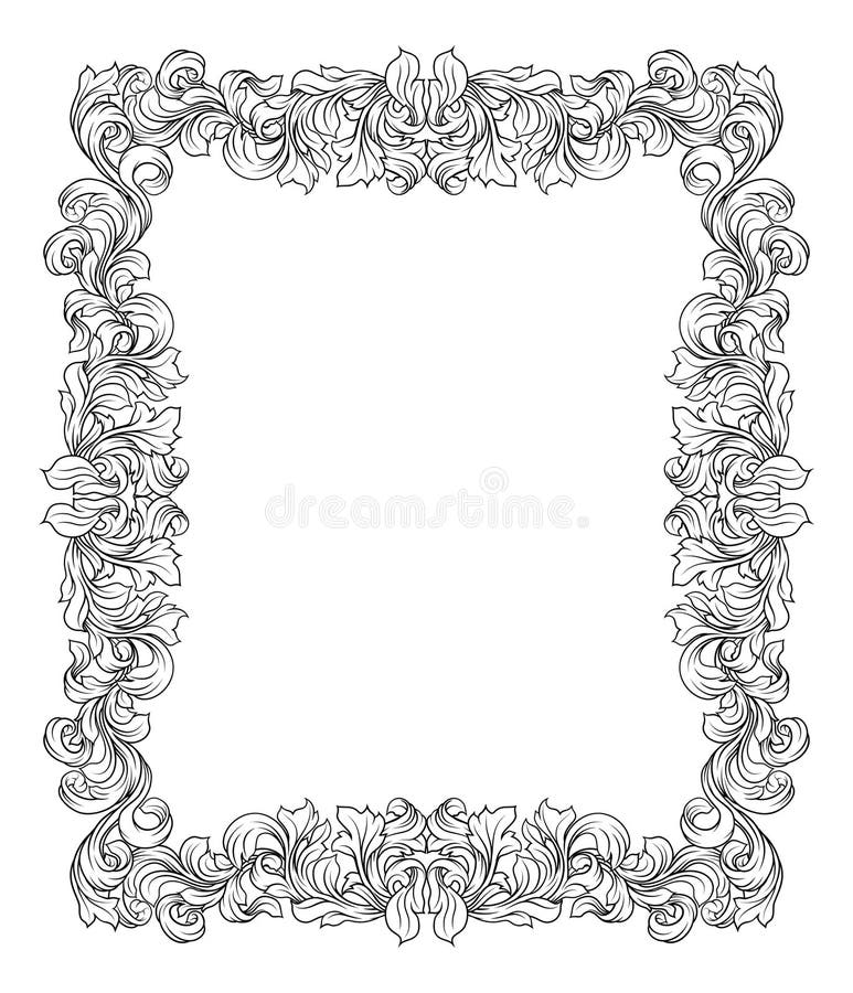 Crest Coat Coat of Arms Border Heraldic Frame Stock Vector - Illustration of floral, medieval ...