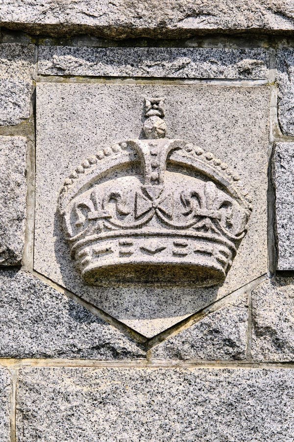 Crest of Crown stock photo. Image of stone, architecture - 250654848