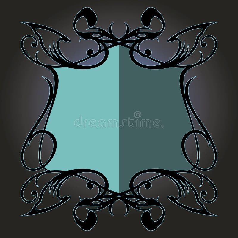 Crest label stock illustration. Illustration of background - 64315957