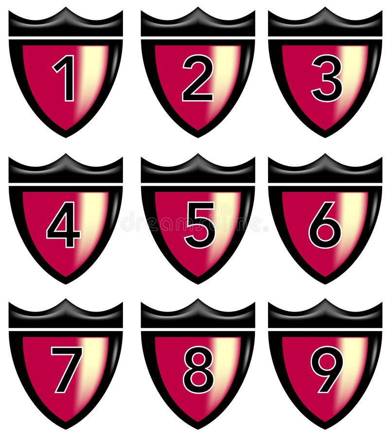 Crest With Numbers Picture. Image: 6139648