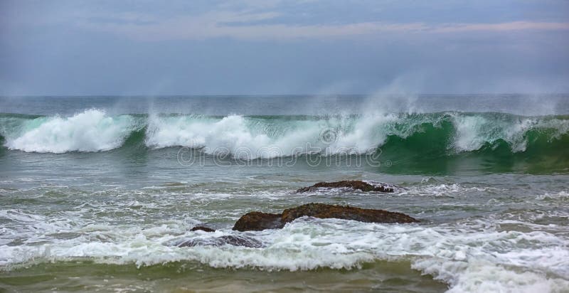 On the crest of a wave stock image. Image of equatorial - 50646077