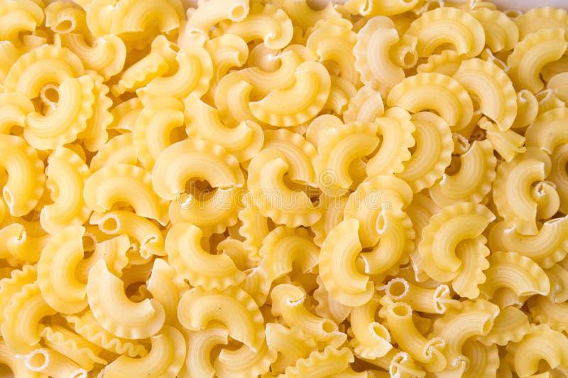 Pasta Creste Di Gallo Texture Top View Stock Photo - Image of spaghetti ...