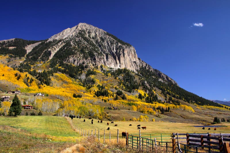 Crested butte stock photo. Image of town, autumn, crested - 11343004