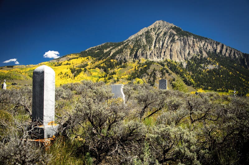 Crested Butte Cemetary 1 stock photo. Image of butte - 26799068