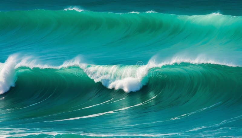 Cresting Ocean Wave stock photo. Image of vibrant, fluid - 313693036