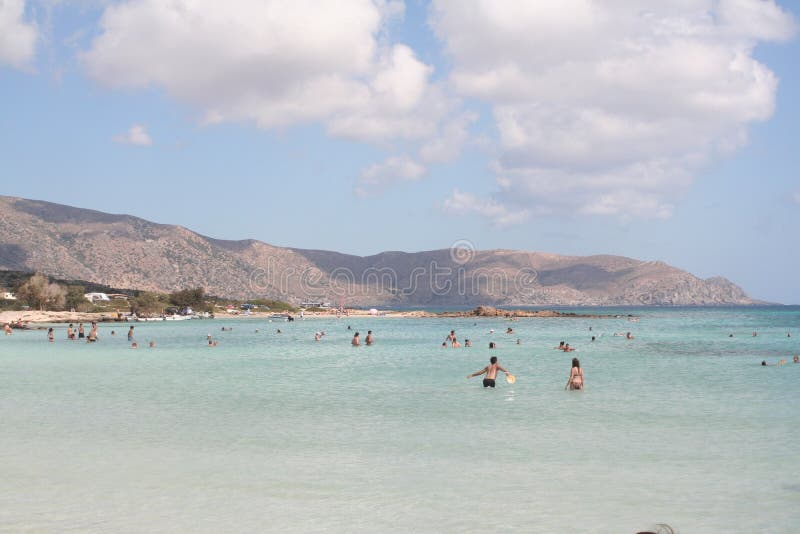 Creta Beach editorial stock photo. Image of sand, crete - 87797508
