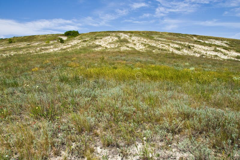 Cretaceous talus stock photo. Image of grass, period - 15382272