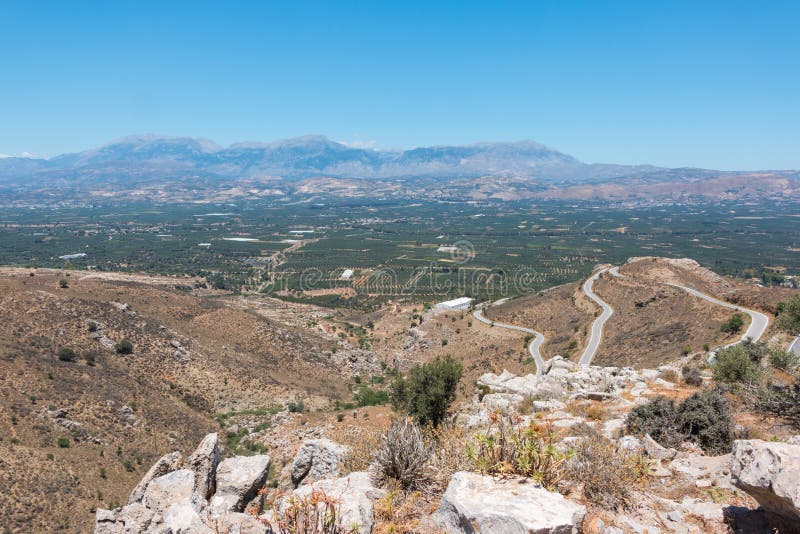 Cretan landscape stock photo. Image of travel, plain - 73531512