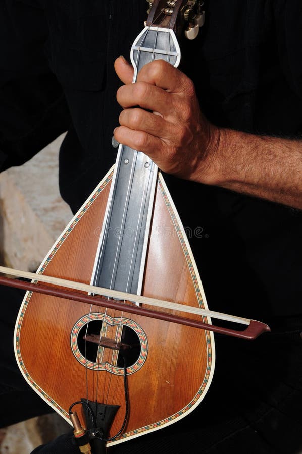 Cretan Lyra stock photo. Image of traditional, musician - 9245220
