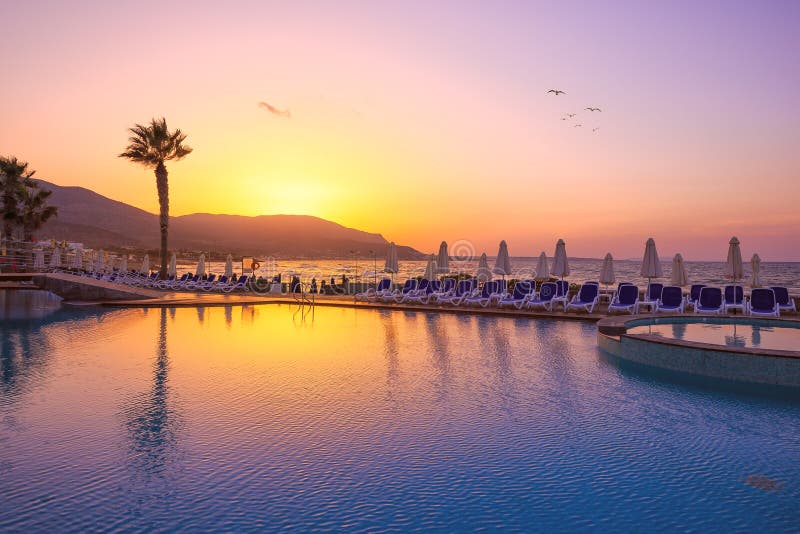 Crete, Greece. stock image. Image of seagulls, crete - 74199451
