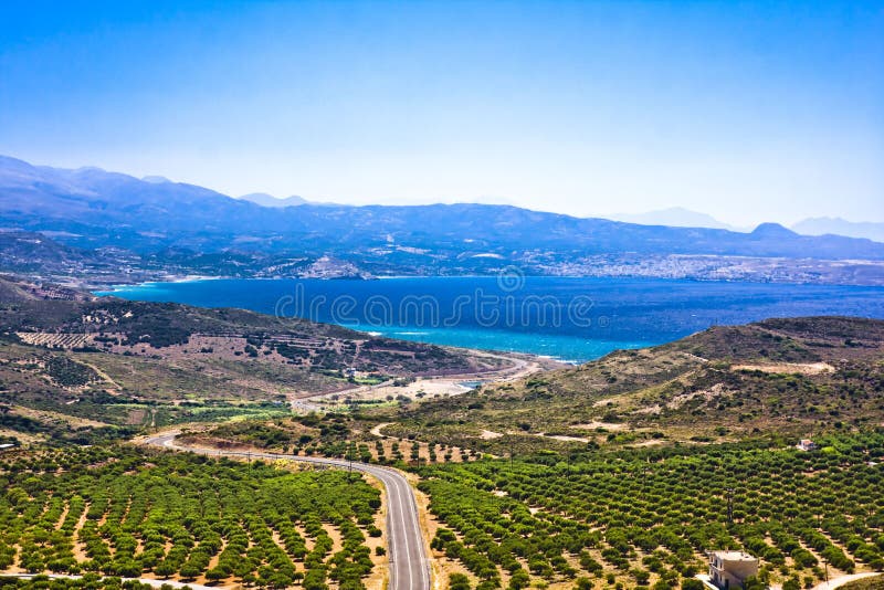 Crete island, Greece stock photo. Image of hill, greece - 48531746