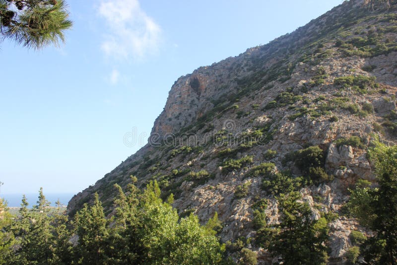 Cretan mountains stock image. Image of mountains, crete - 134981547