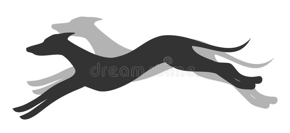 Cretive fast dog stock vector. Illustration of gallop - 23678477
