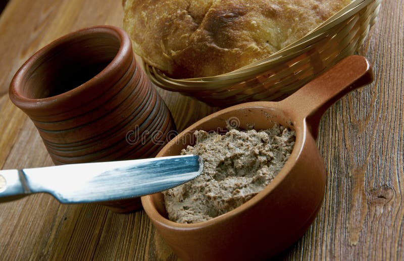 Cretons stock photo. Image of corton, gorton, knife, home - 59918188