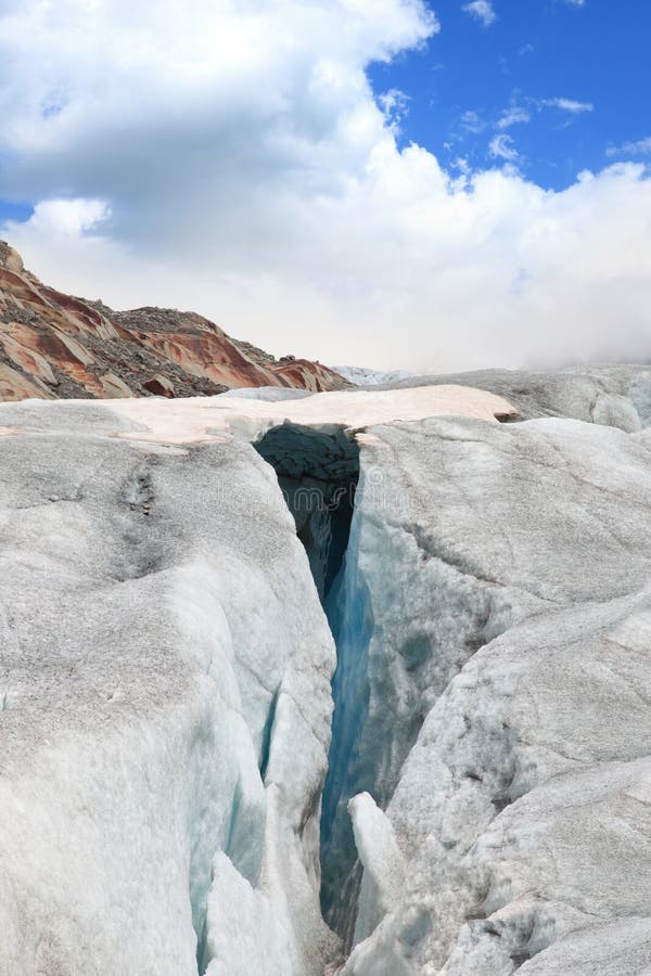 Snow bridge stock photo. Image of uneven, view, large - 26877444