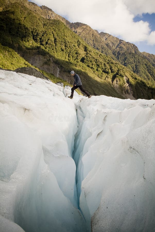 Crevasse Crossing stock photo. Image of scenic, natural - 14473838