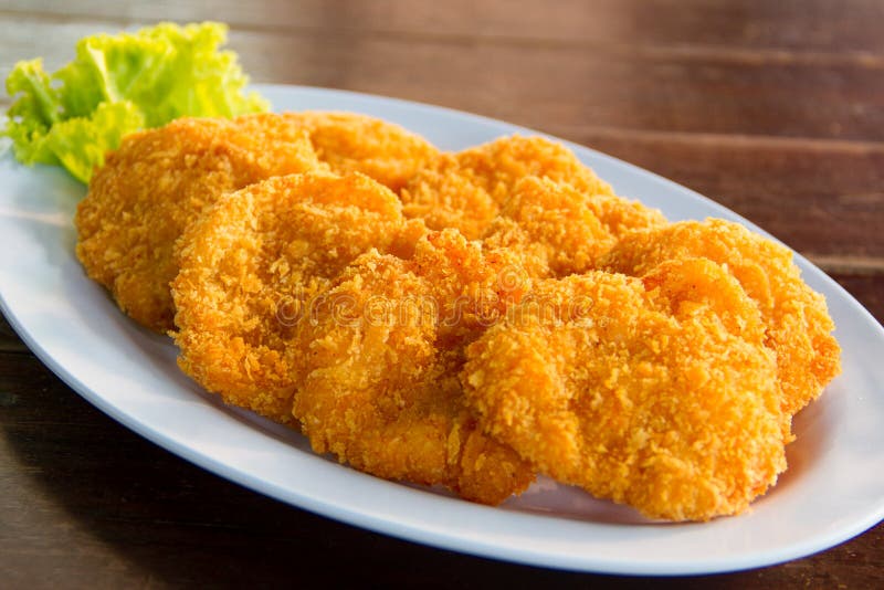 Crevette frite photo stock. Image du cuisinier, déjeuner - 29385518