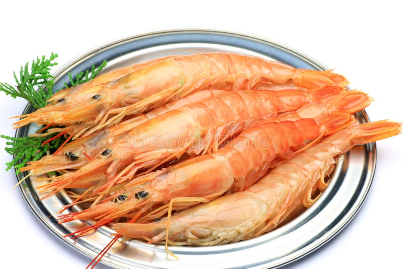 Crevette rouge image stock. Image du produits, virginité - 22286103