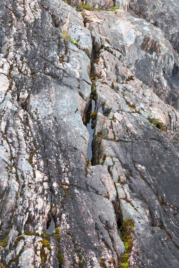 Crevice in a cliff stock photo. Image of rock, crack - 37868164