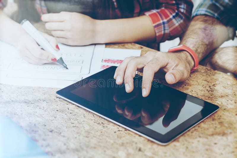 It Crew in Data Center, Cyber Security Stock Photo - Image of people ...