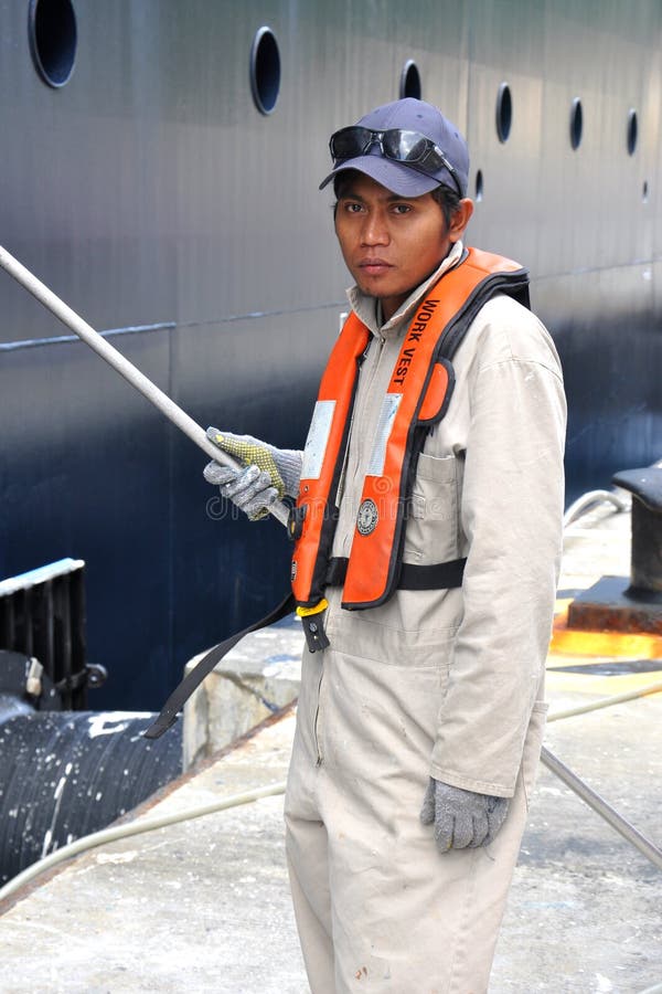 Crew member editorial stock image. Image of employment - 37721544