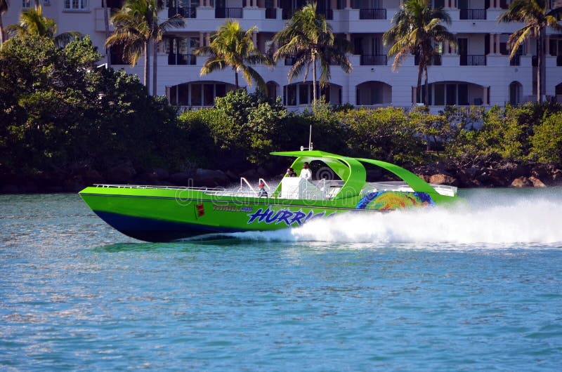 High Speed Sightseeing Boat Editorial Stock Image - Image of ...