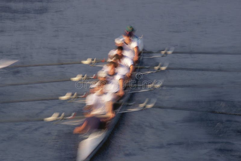 Crew rowing boat stock photo. Image of rowing, adult - 23161356