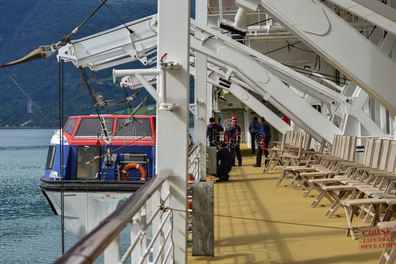 Lifeboat Maintenance editorial photo. Image of lifeboats - 79637886