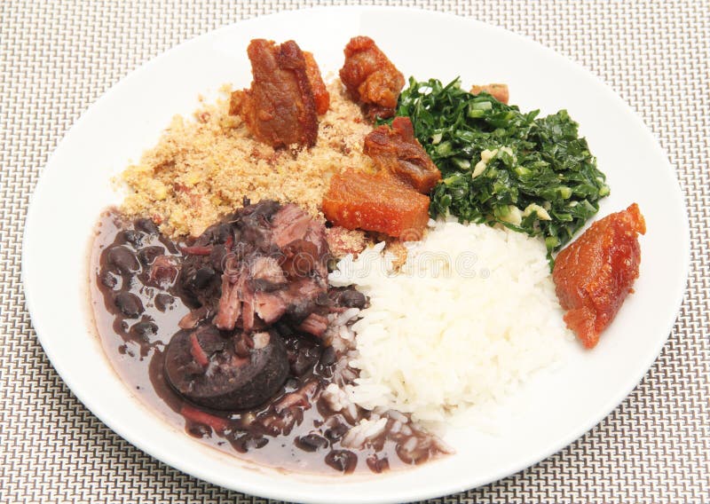 Feijoada Traditional Brazilian Food Recipe Meal Black Beans Sao Paulo ...
