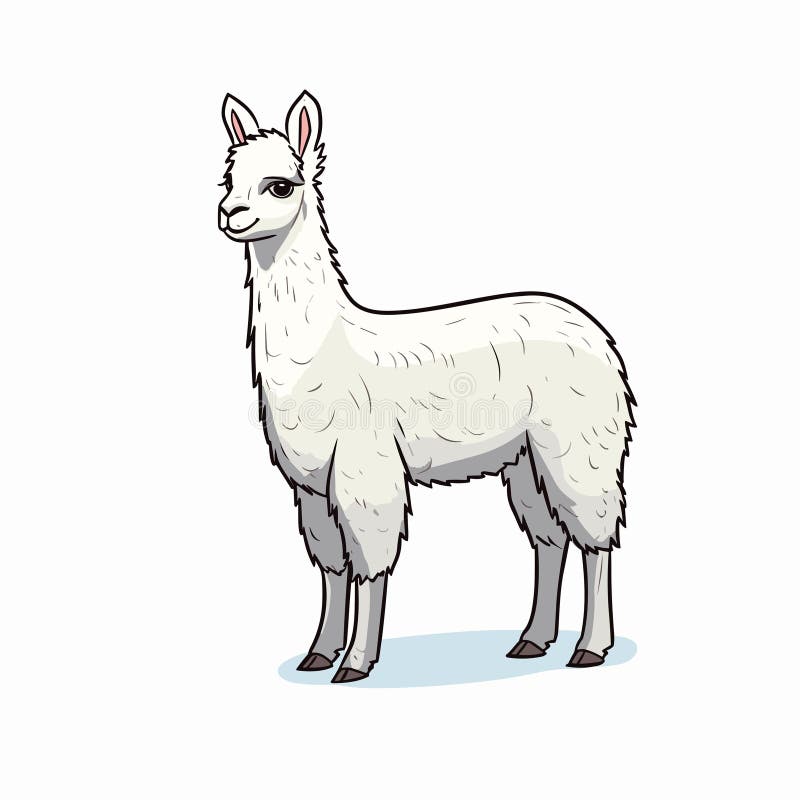 Cria Hand-drawn Illustration. Cria. Vector Doodle Style Cartoon ...