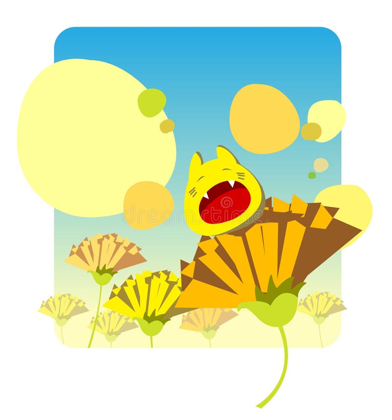 Criatura pasmado ilustração stock. Ilustração de alegria - 13486504