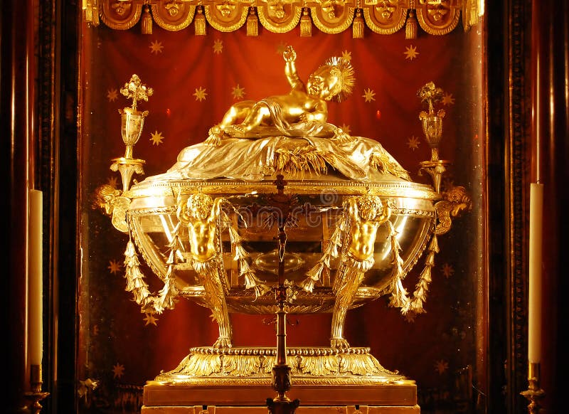 The crib of Jesus stock photo. Image of europe, gold - 17374986