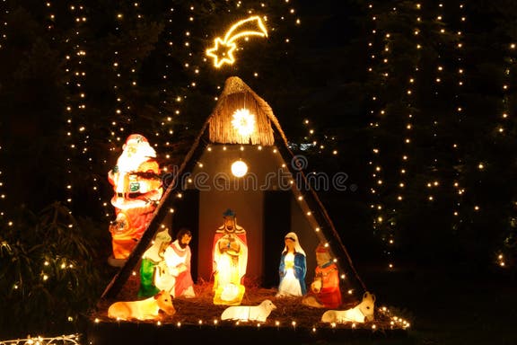 Crib Scene with stars stock image. Image of innocent - 12103023