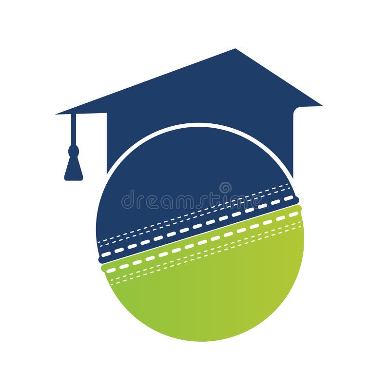 Cricket Academy Vector Logo Design Stock Illustration - Illustration of ...