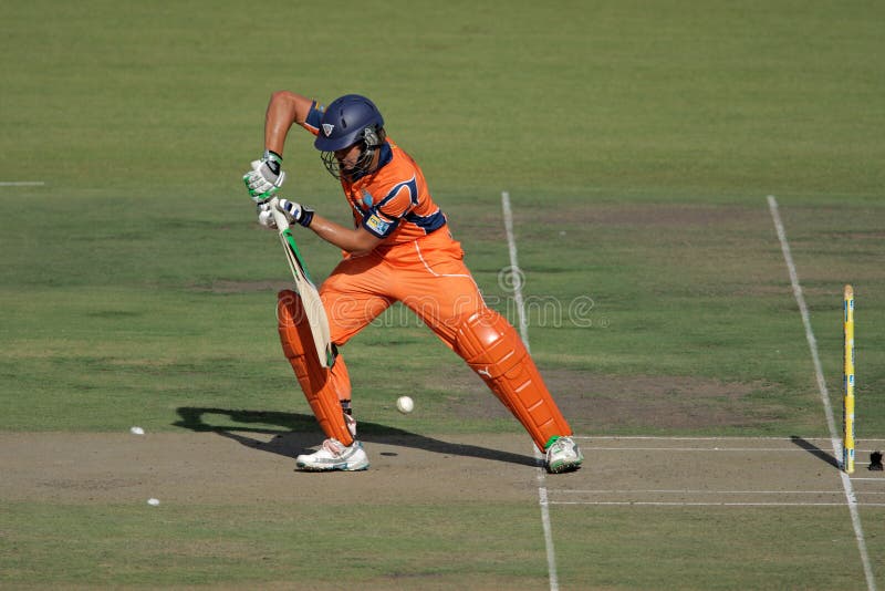 Cricket action editorial stock image. Image of human - 13199014