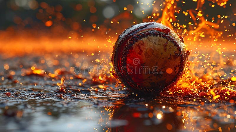 Red Ball Fire Cricket Stock Illustrations – 94 Red Ball Fire Cricket ...
