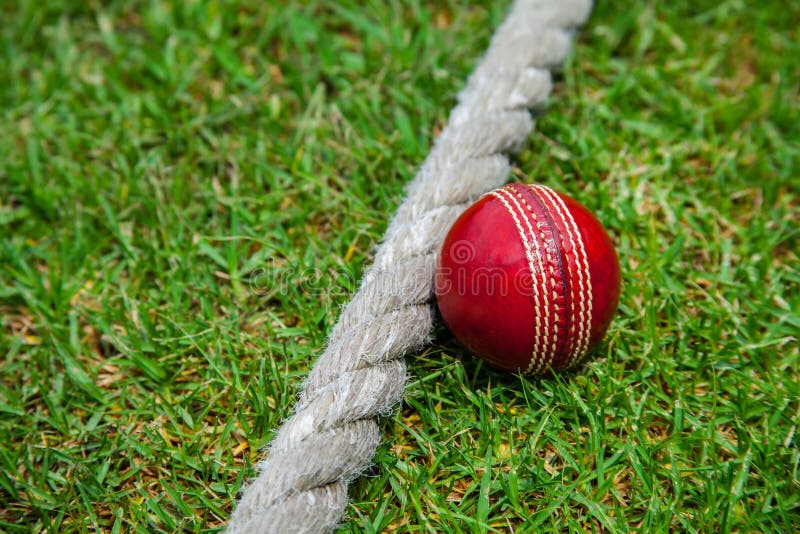 Cricket Ball stock photo. Image of four, hard, stitching - 67694380