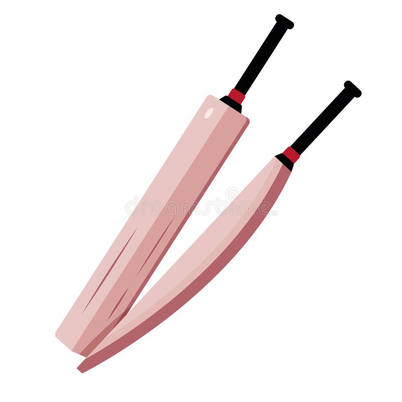 Cricket Bats Pair Icon stock vector. Illustration of vector - 359286706