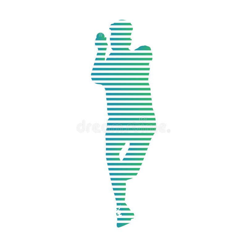 Cricket Bowling Fast Bowler Vector Illustration Stock Vector ...