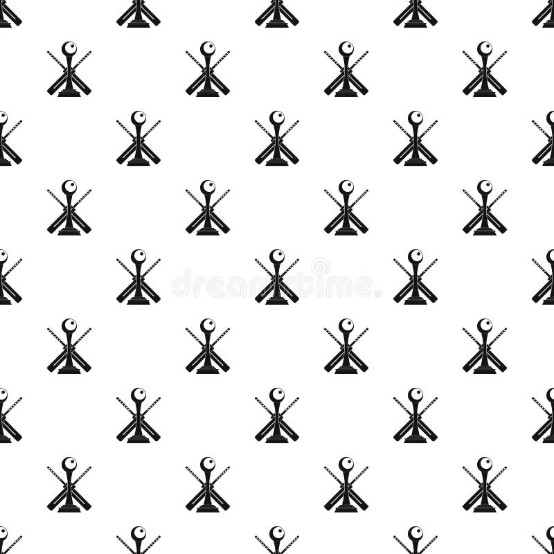Cricket Cup and Bat Pattern Seamless Vector Stock Vector - Illustration ...