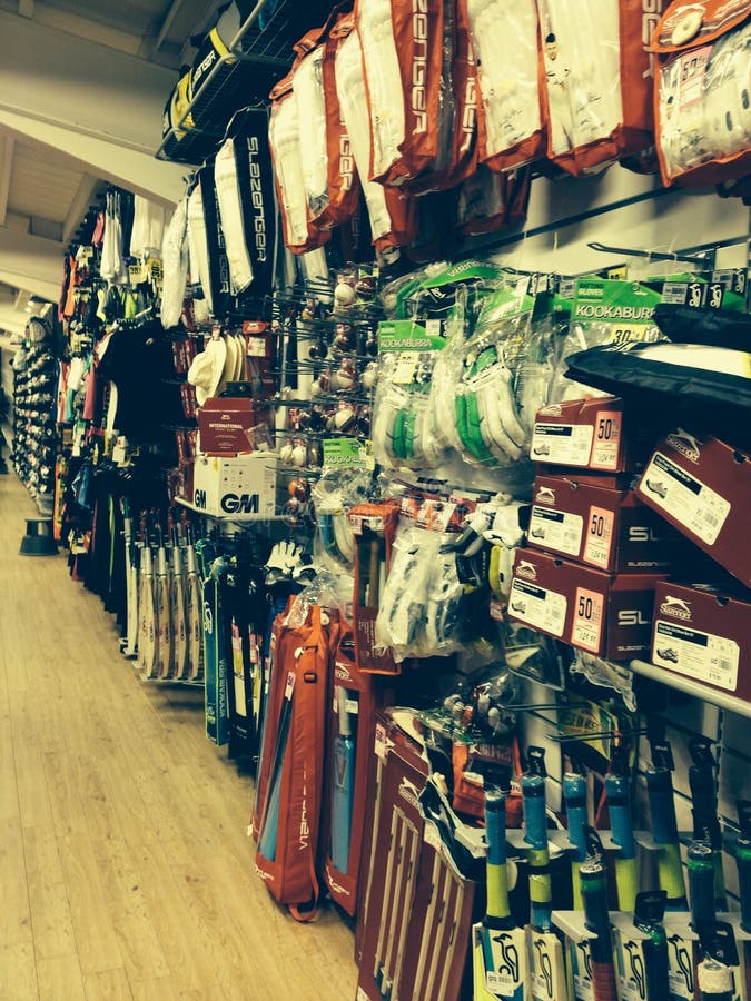 Cricket equipment editorial stock photo. Image of hats - 56731148