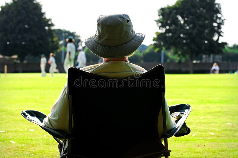Cricket fan stock image. Image of relaxation, game, leisure - 7143953