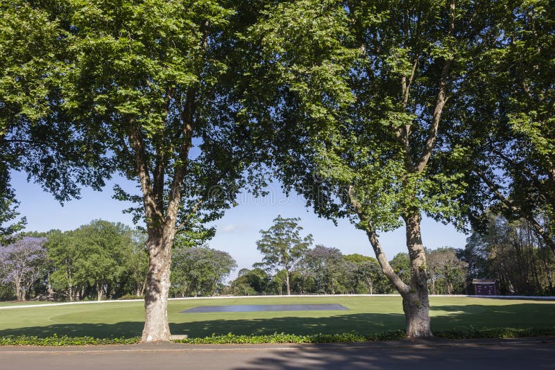 Cricket Field Landscape editorial photo. Image of trees - 61612911