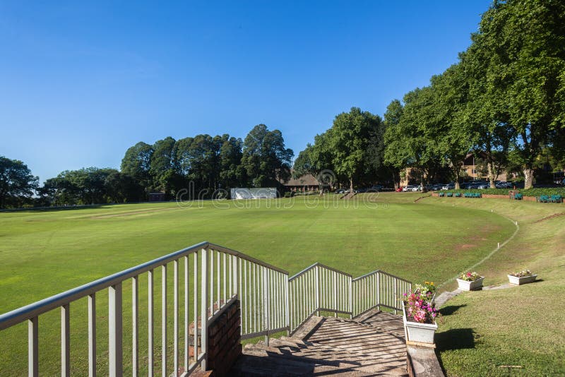 Cricket Field Oval Game editorial stock image. Image of eleven - 37715234