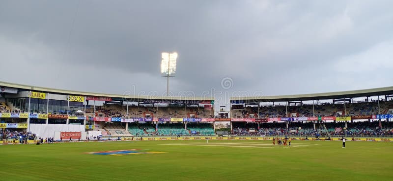 Cricket Ground Msk Prasad Stadium Editorial Photography - Image of ...